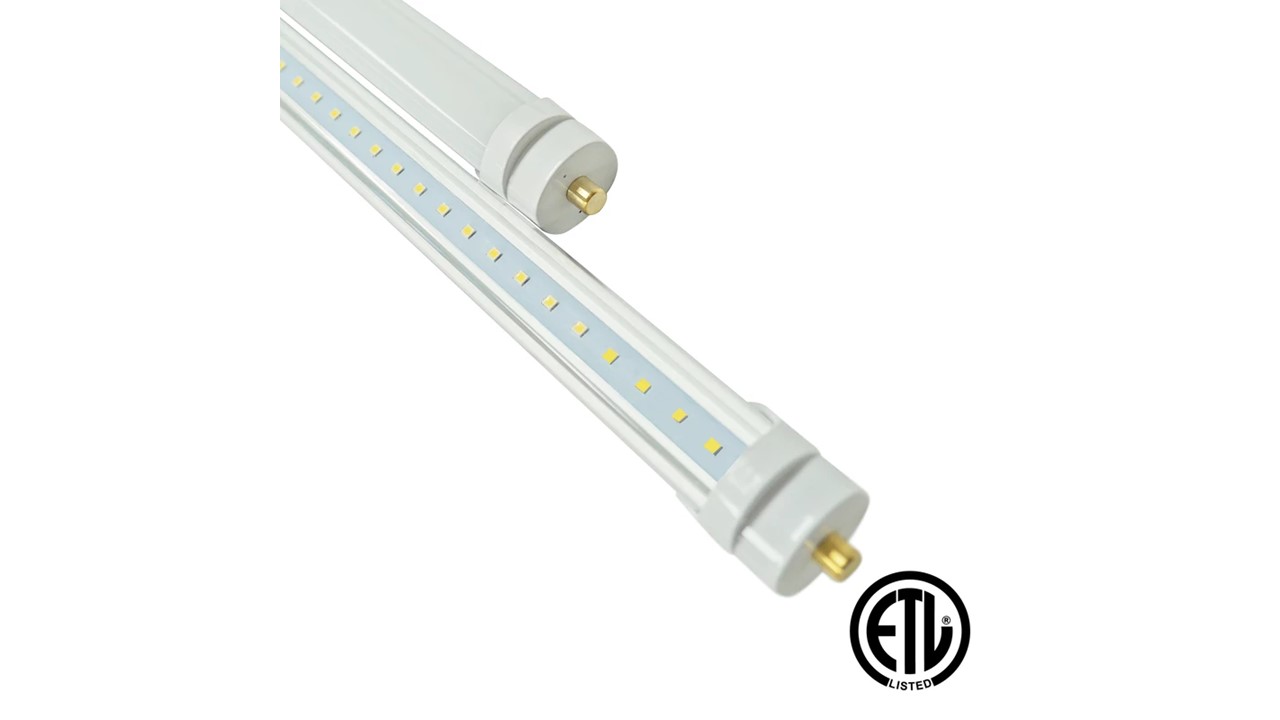 LED 8FT 40W TUBE-CLEAR - BALLAST BYPASS - (ETL) 20 pcs/box - Light Team ...